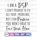 DSP Svg, Direct Support Professional Svg, I Am A DPS I Can't Promise to ...