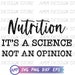 Dietitian SVG, Nutrition It is a Science Not an Opinion, Nutritionist ...
