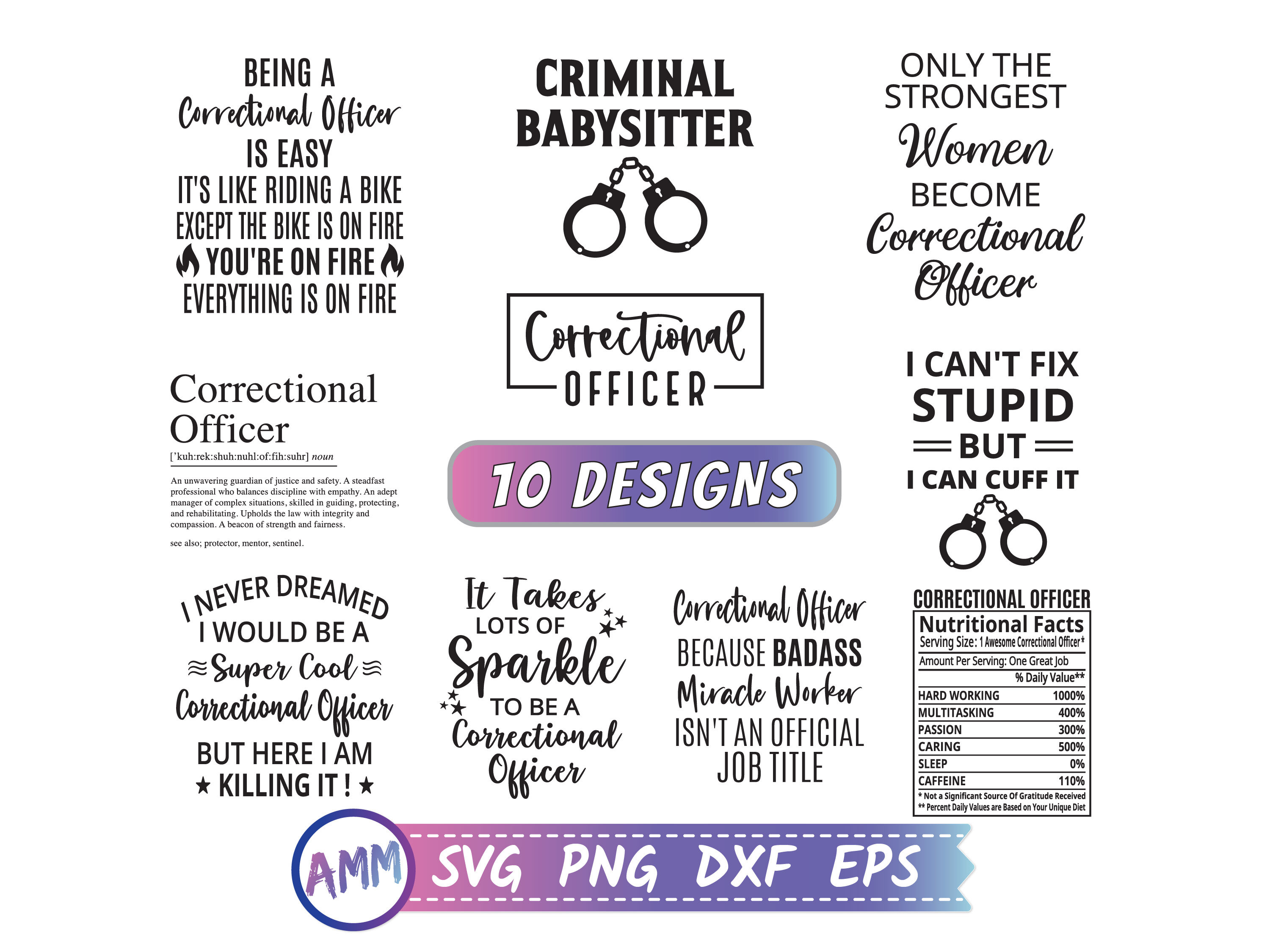 Correctional Officer Svg, Bundle Svg, Correction Officer Svg, Police ...