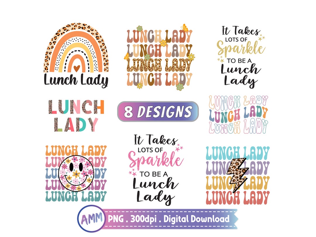 Lunch Lady Png, Cafeteria Worker Png, School Lunch Lady Gift, Lunch ...