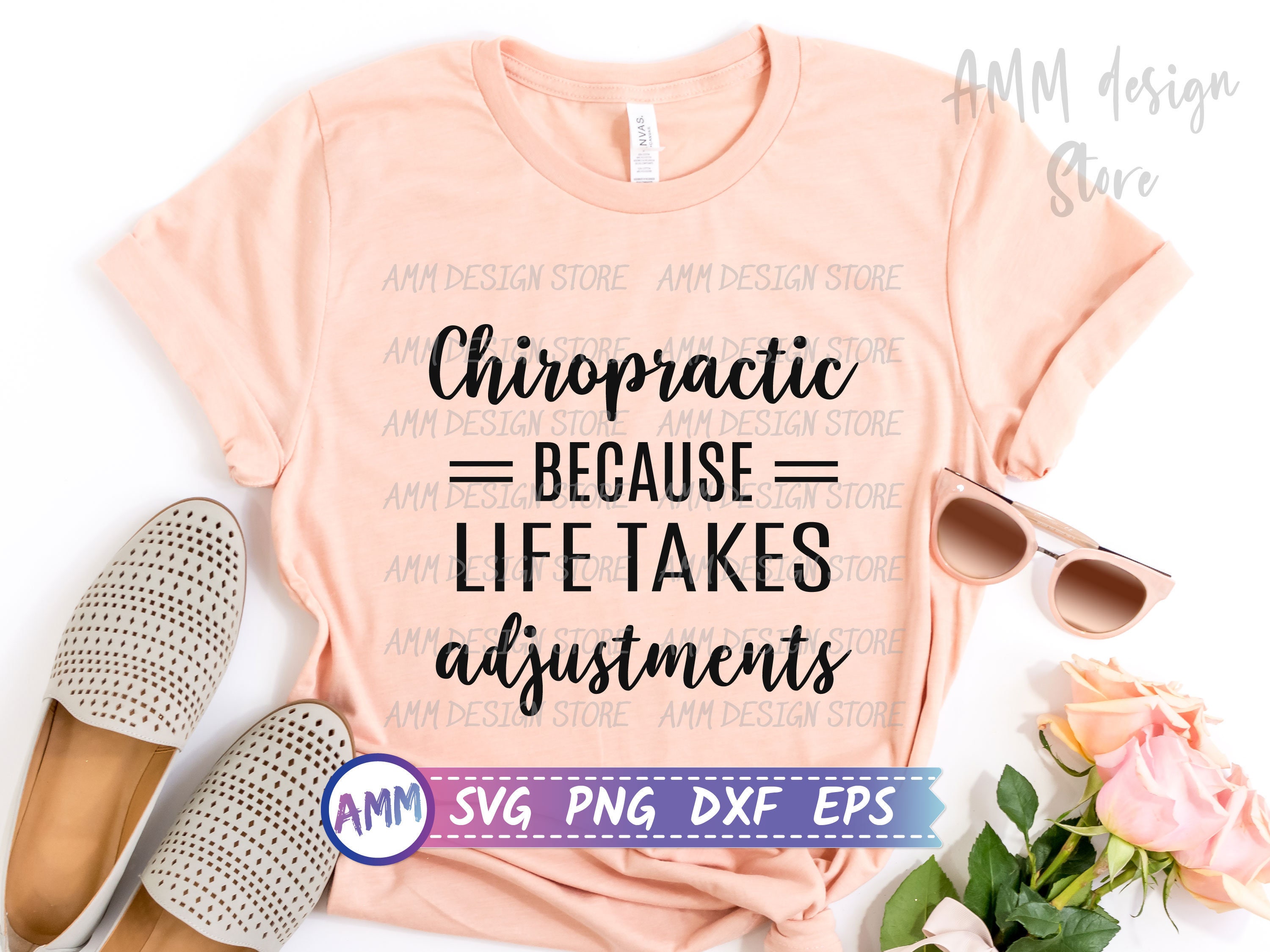 Chiropractor svg Chiropractic because life takes adjustments | Etsy