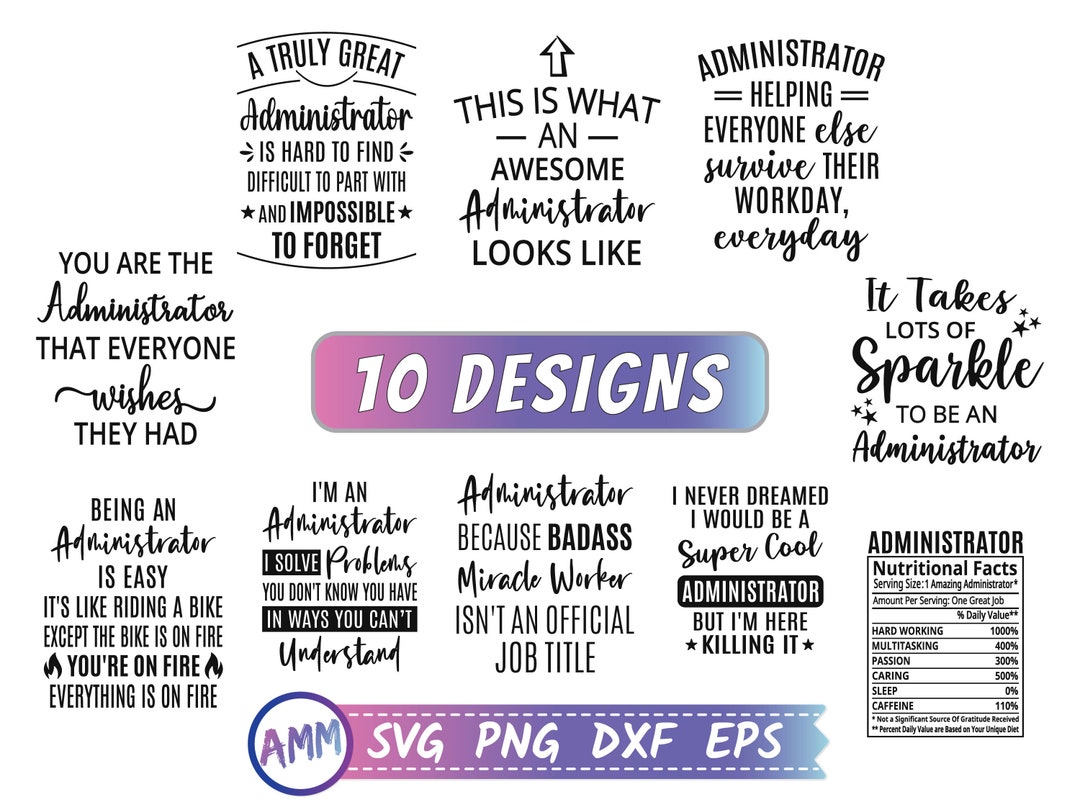 Administrator Svg, Administrator Bundle Svg, Admin Svg, Office Svg, 10 ...