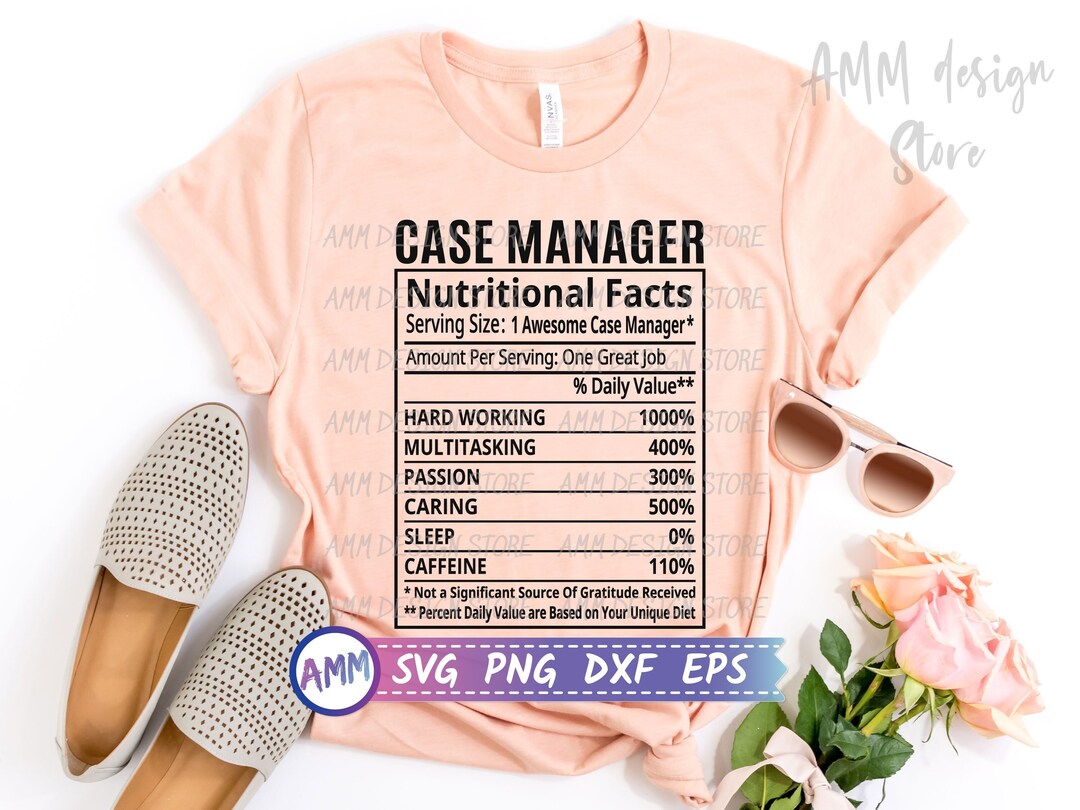 Case Manager SVG, Case Manager Nutritional Facts Svg, Nutrition Facts ...