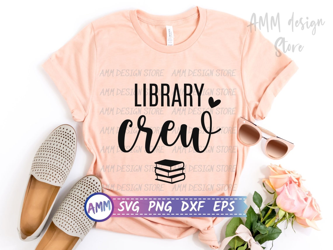 Library Crew Svg Library Squad SVG Librarian SVG School - Etsy