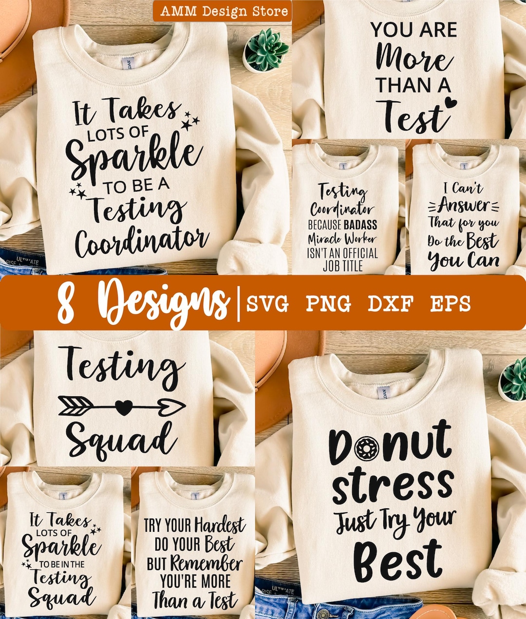 Testing Coordinator SVG, Testing Squad Svg, Test Day Svg, Bundle Svg, 8 ...