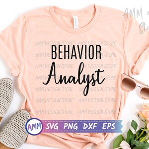 Behavior Therapist Svg, Bundle Svg, BCBA Svg, Behavior Analyst Svg, ABA ...