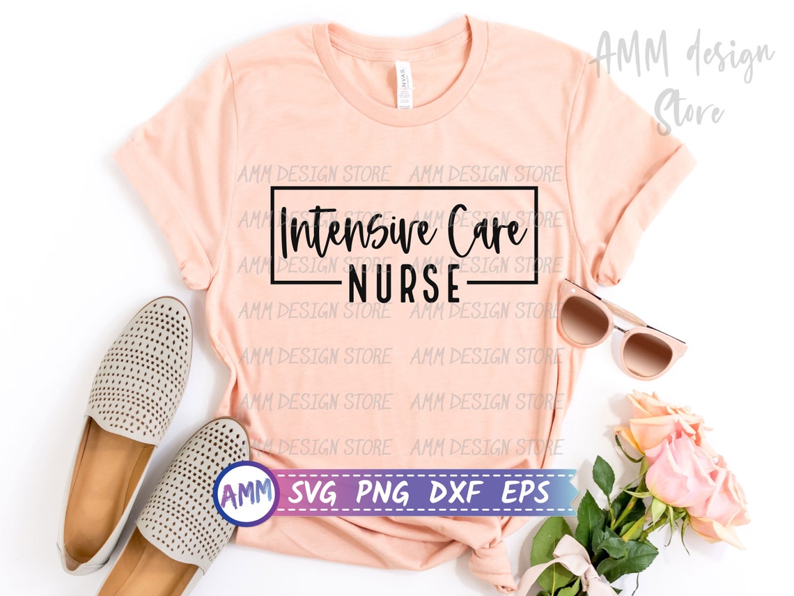 Intensive Care Nurse SVG ICU Nurse Svg Critical Nurse Png - Etsy
