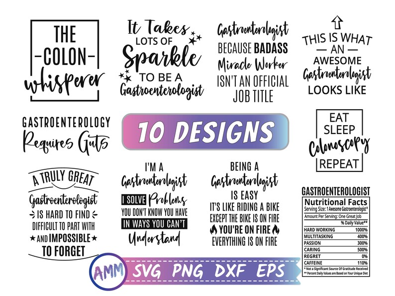 Gastroenterologist Svg Gastroenterologist Bundle GI Doctor - Etsy