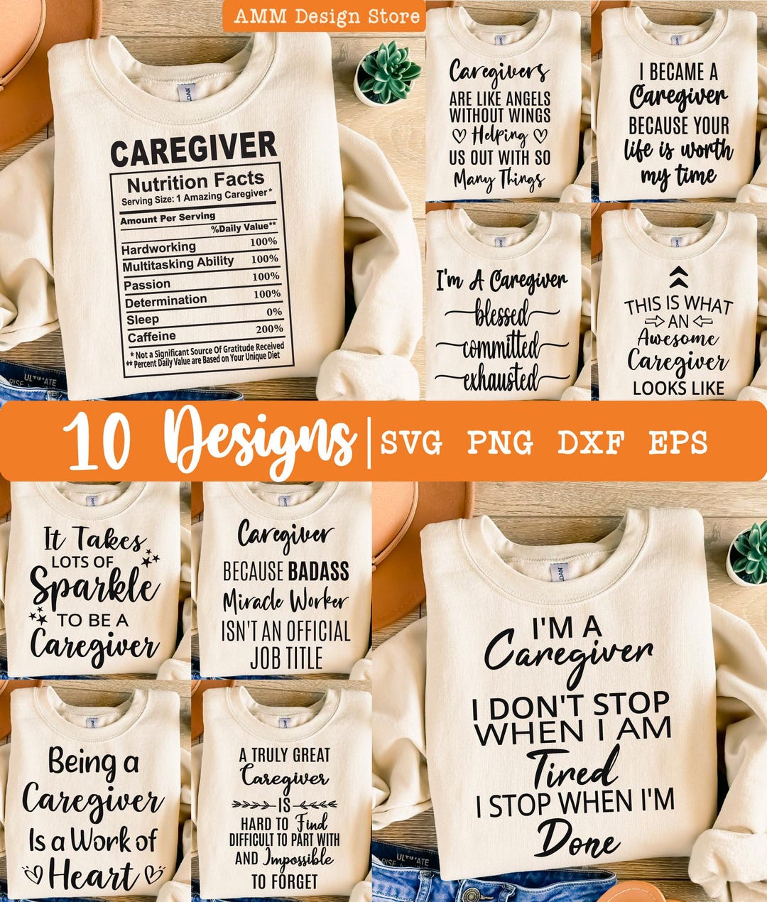 Caregiver Svg, Bundle Svg, Caregiver Png, Caregiver Bundle, 10 ...