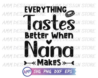 Everything Tastes Better Svg - Etsy
