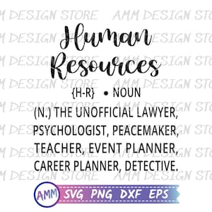 Human Resources SVG, Human Resources the Unofficial Lawyer Svg, HR Svg ...