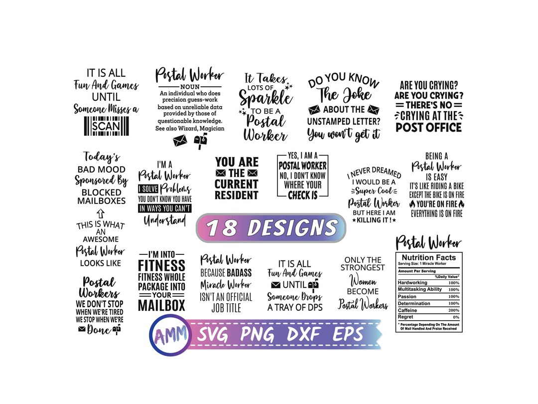 Postal Worker Svg, Bundle Svg, Post Office Svg, Postman Svg, Post ...