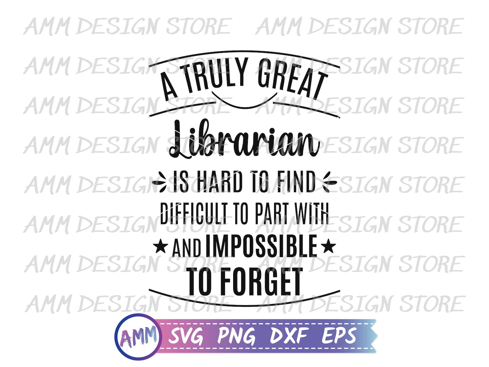 Librarian SVG A Truly Great Librarian is Hard to Find Svg - Etsy