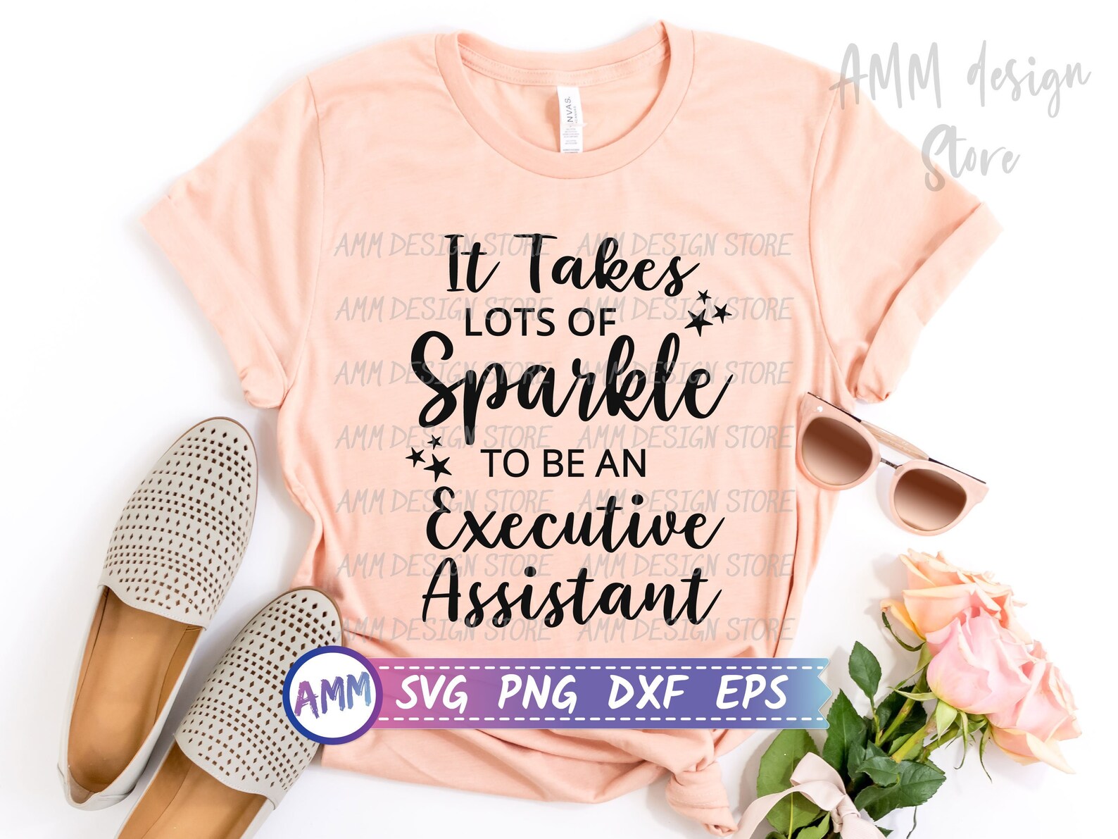 Executive Assistant SVG It Takes Lots of Sparkle to Be an | Etsy