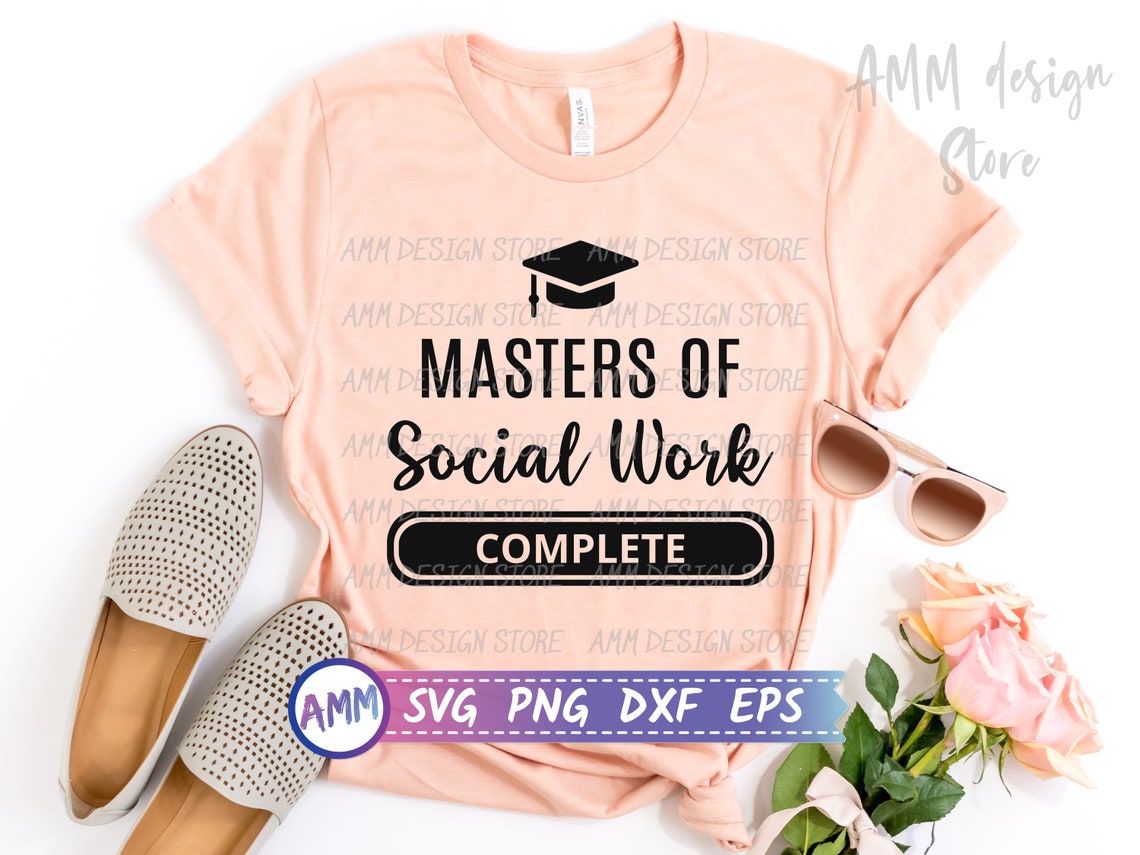 Social Worker Svg Sw Svg Masters of Social Work Masters of | Etsy