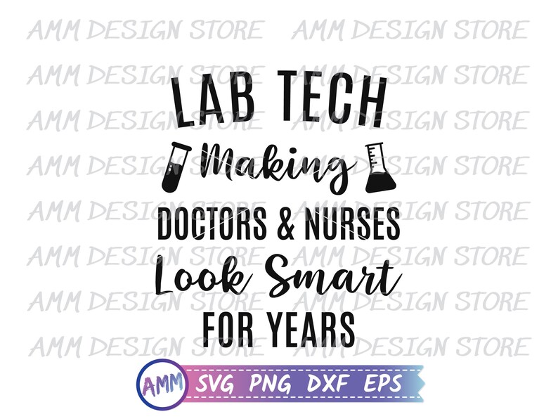 Lab Tech Svg Funny Lab Tech Svg Laboratory Technician Svg - Etsy