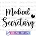 Medical Secretary SVG, Hospital Secretary Svg, Secretary SVG, Medical ...