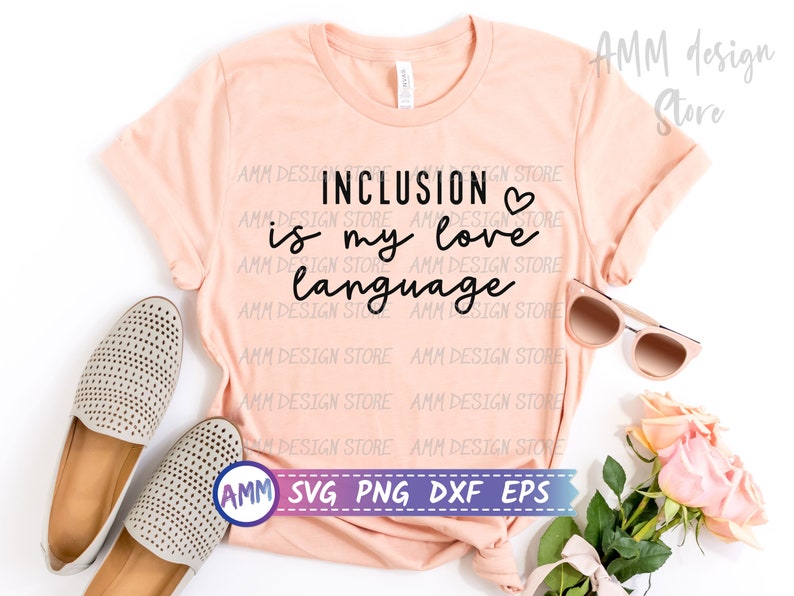 SPED Teacher Svg Inclusion is My Love Language Svg Special - Etsy