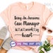 Case Manager SVG, Being an Awesome Case Manager is a Work of Heart SVG ...