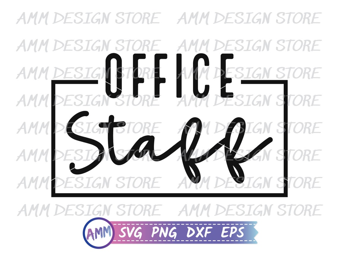 Office Staff Svg Office Staff Bundle Svg Secretary Svg - Etsy