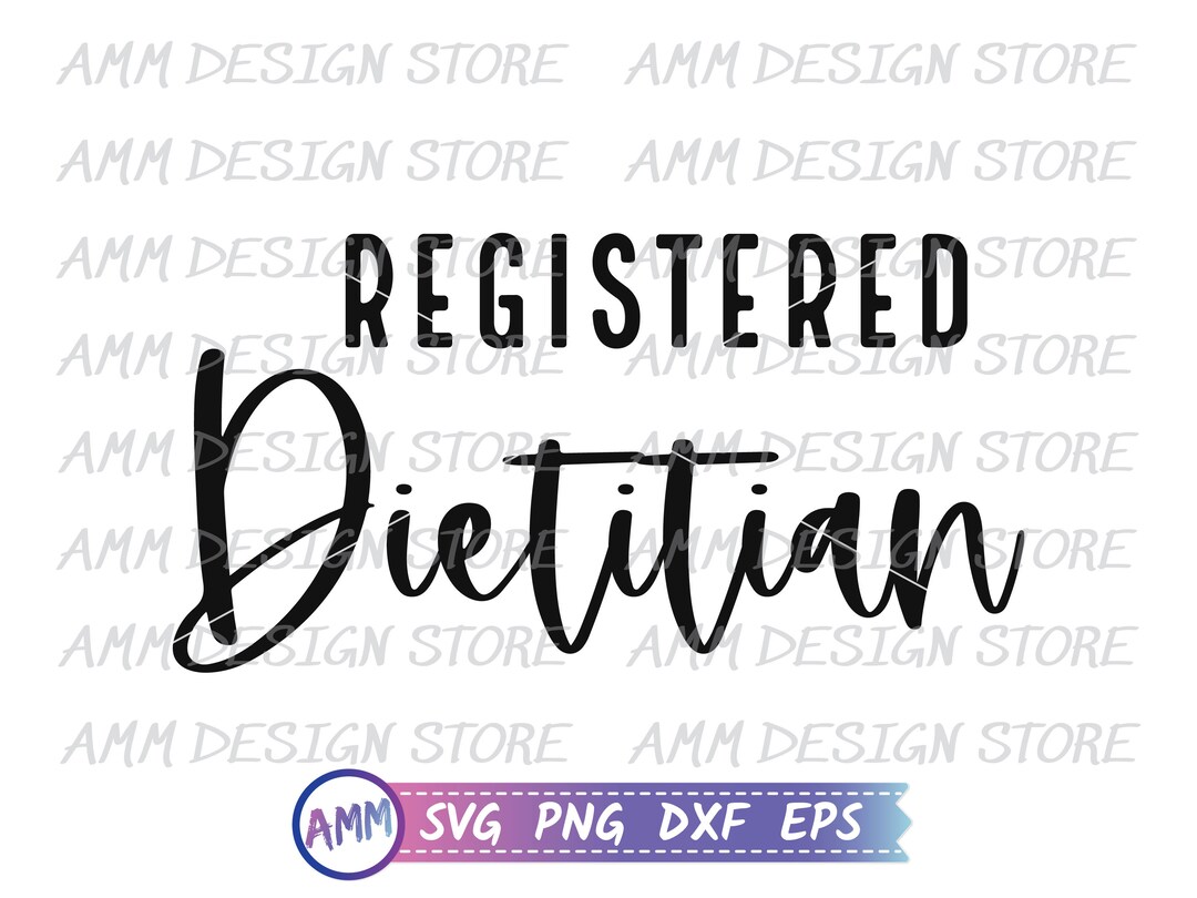 Dietitian SVG, Registered Dietitian Svg, Nutritionist Svg, RD Svg ...