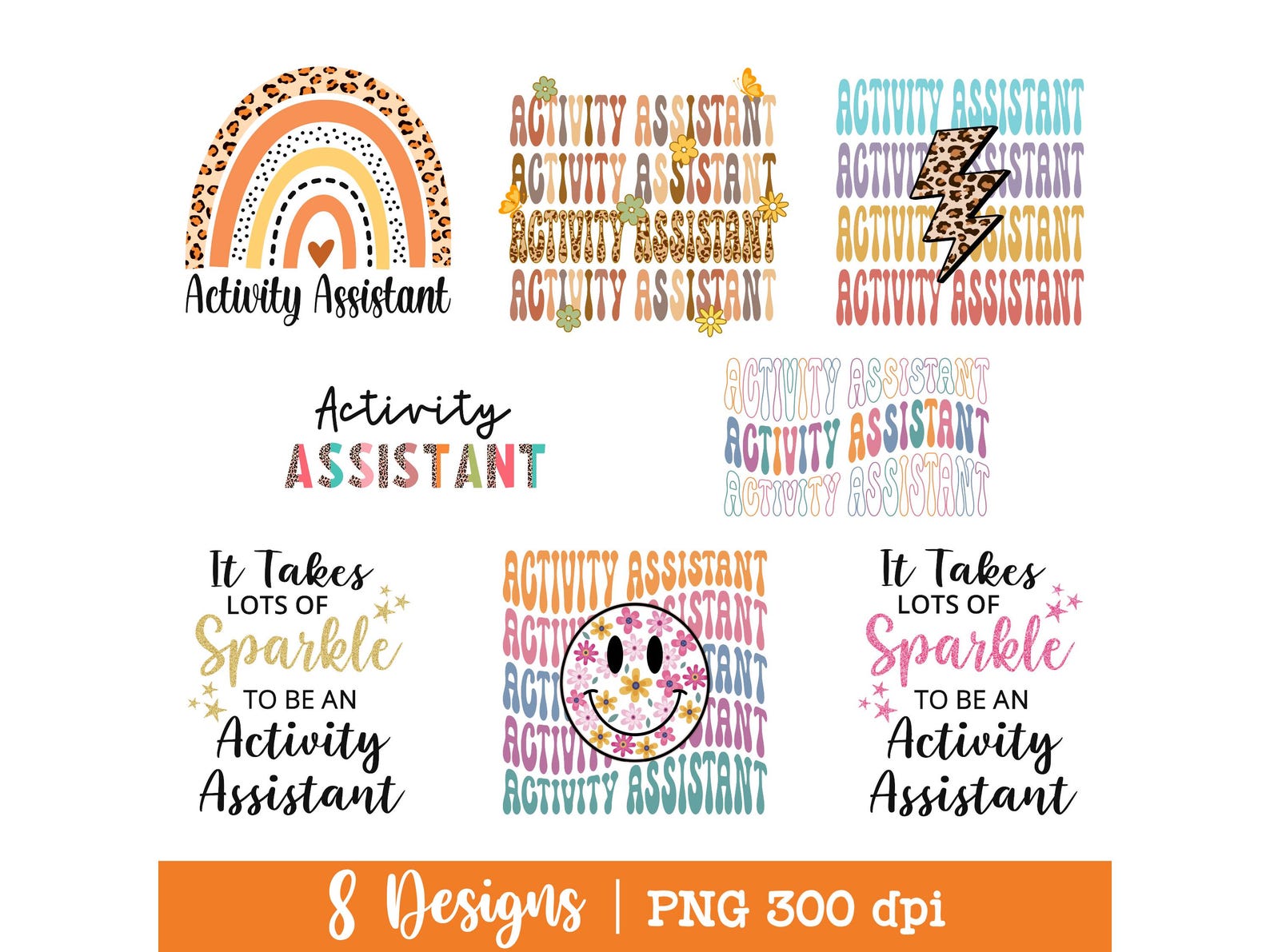 Activity Assistant Png, Bundle, Activity Assistant Shirt Png, Sparkle ...