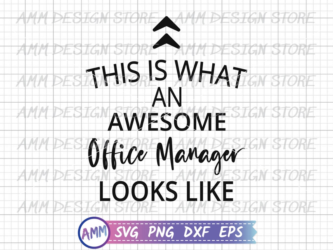 Office Manager SVG This is What an Awesome Office Manager - Etsy