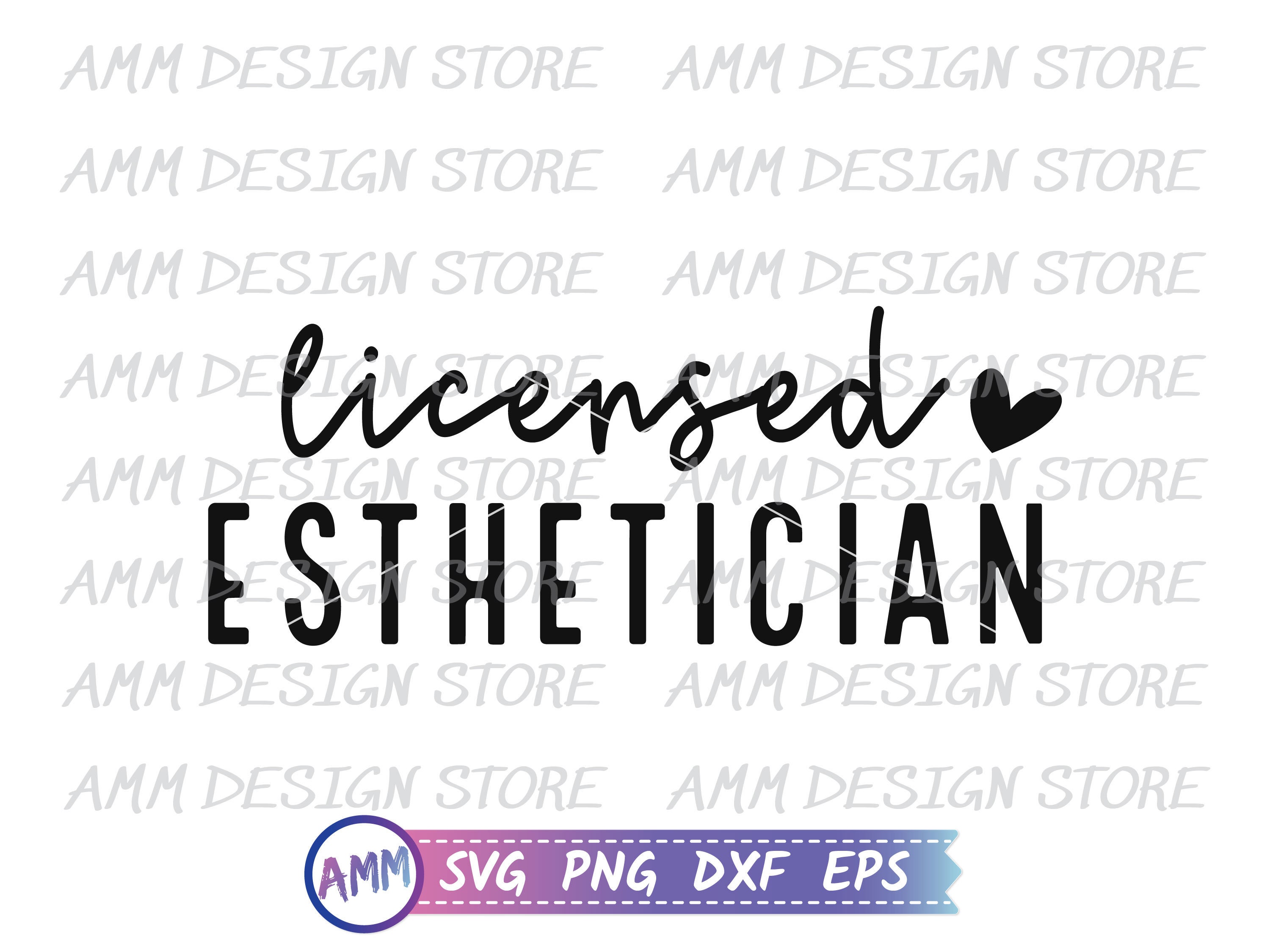 Esthetician SVG, Licensed Esthetician Svg, Skin Care Professional ...
