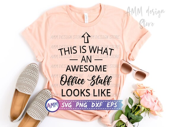 Office Staff Svg This is What an Awesome Office Staff Looks - Etsy