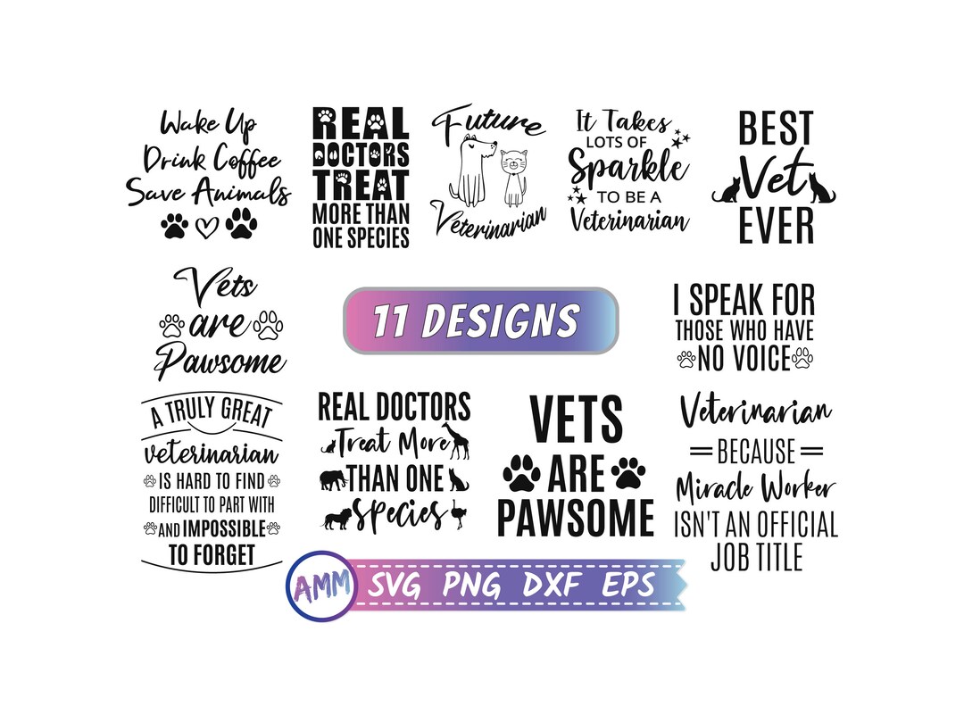 Vet Svg, Veterinarian Svg, Veterinarian Bundle Svg, Vet Bundle Svg ...