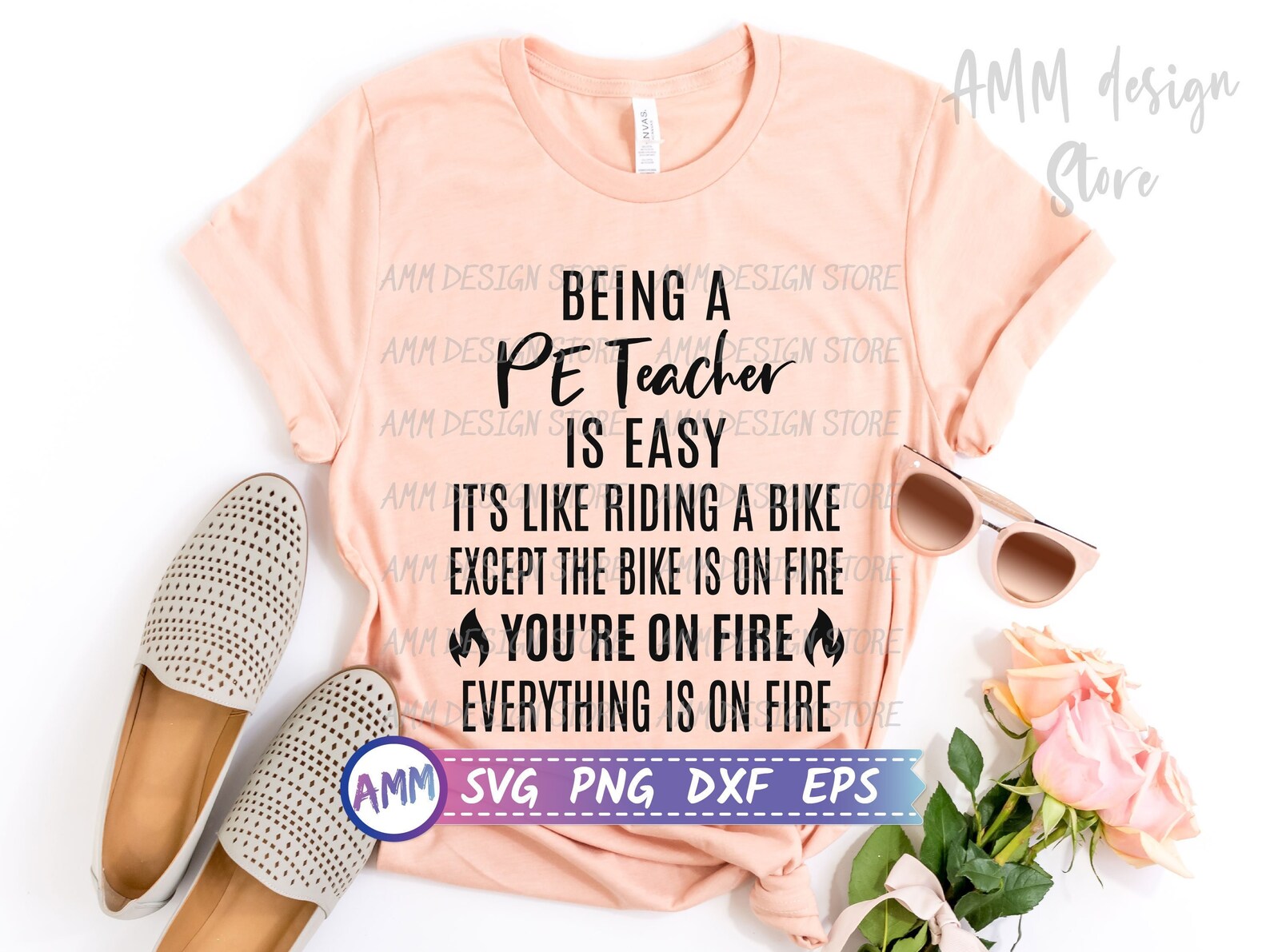 PE Teacher Svg Being A PE Teacher is Easy Svg Physical - Etsy