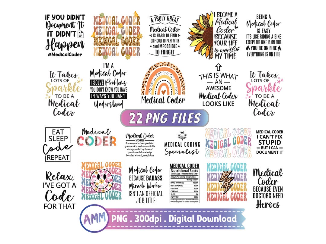Medical Coder Png, Medical Coder Shirt Png, Bundle, Medical Coding Png ...