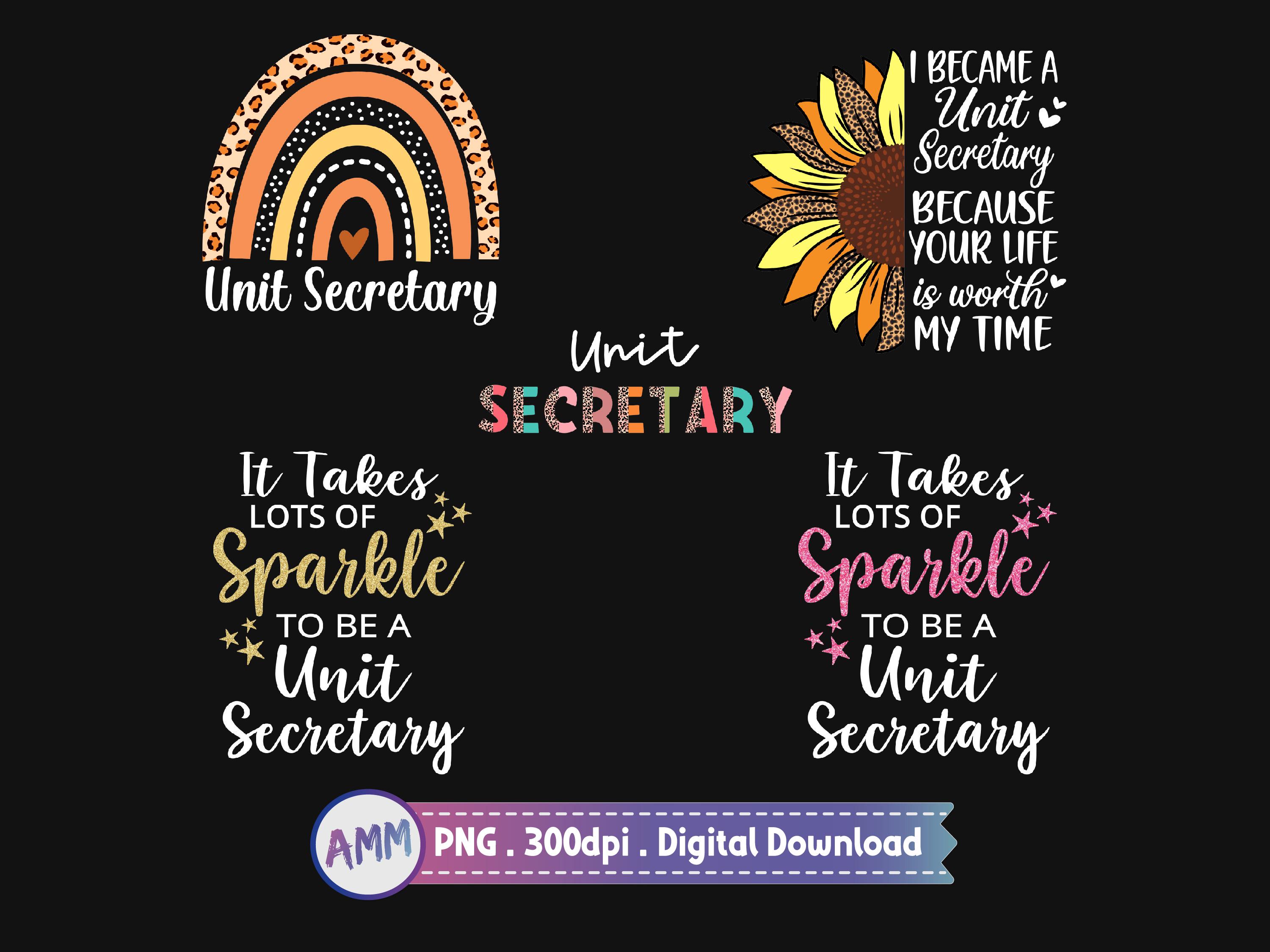 Unit Secretary Png, Bundle, Unit Secretary Png Design, Unit Clerk Png ...
