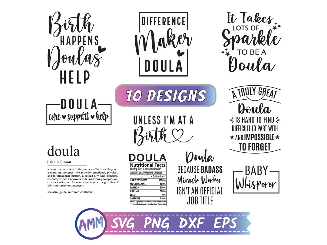 Doula SVG, Bundle Svg, Doula Png, Midwife Svg, Doula Shirt Svg, Birth ...