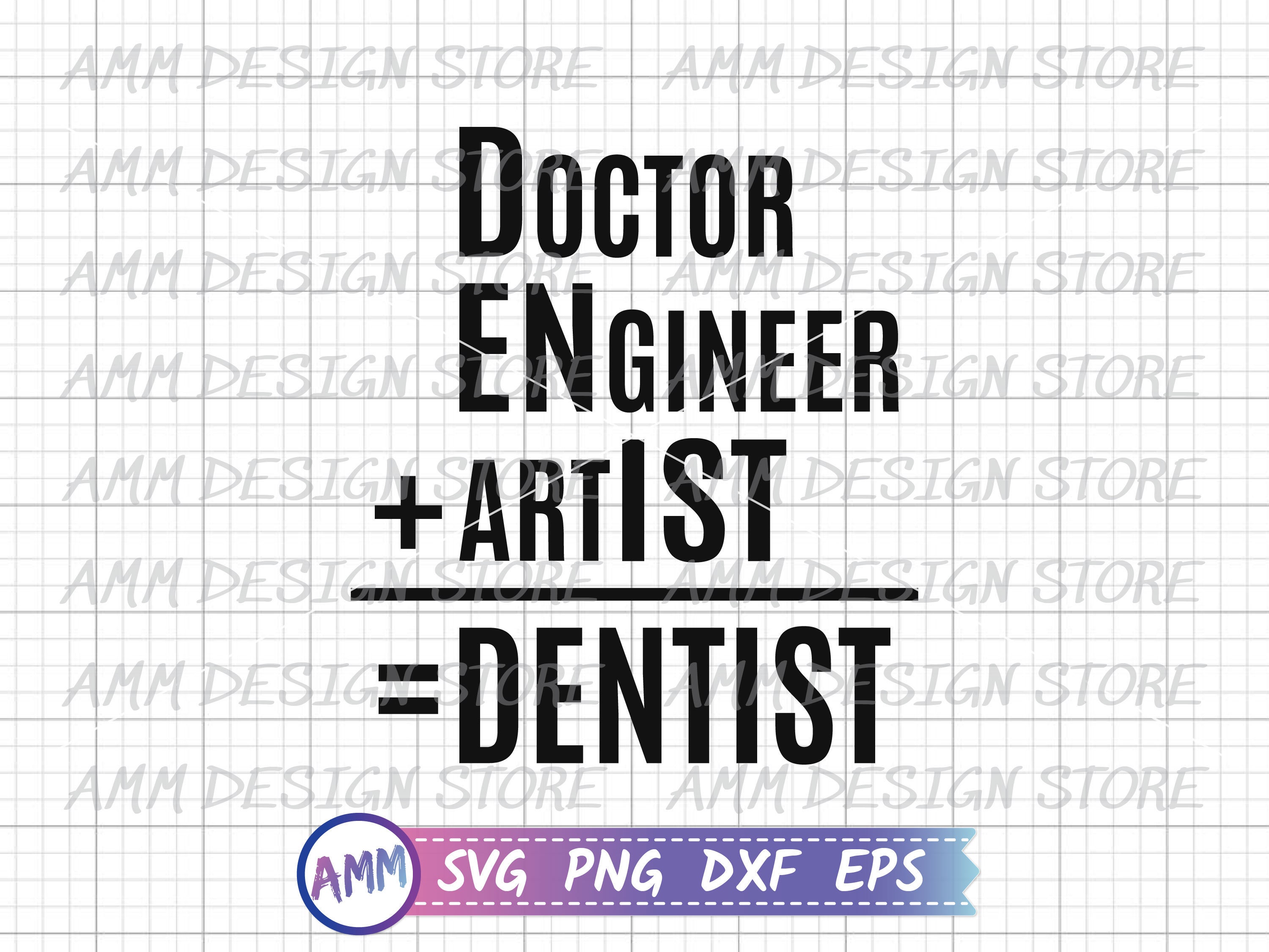 Dentist Svg Doctor Engineer Artist Dentist Svg Funny | Etsy