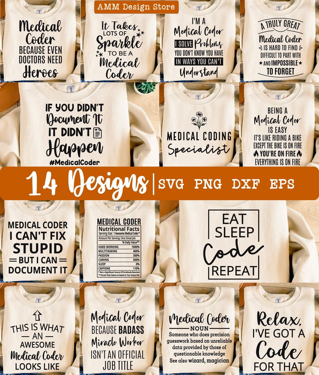 Medical Coder Svg, Medical Coder Bundle Svg, 14 Design, Medical Coder ...