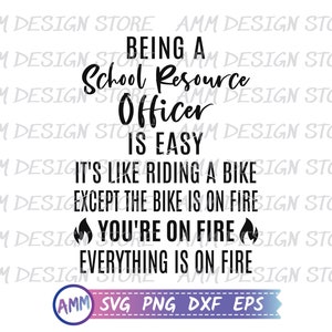 School Resource Officer SVG, Being A School Resource Officer is Easy ...