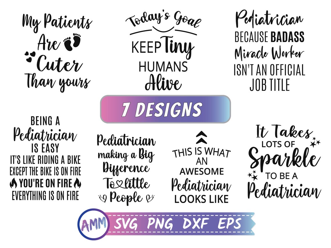 Pediatrician Svg Pediatrician Bundle Svg Pediatric Nurse - Etsy