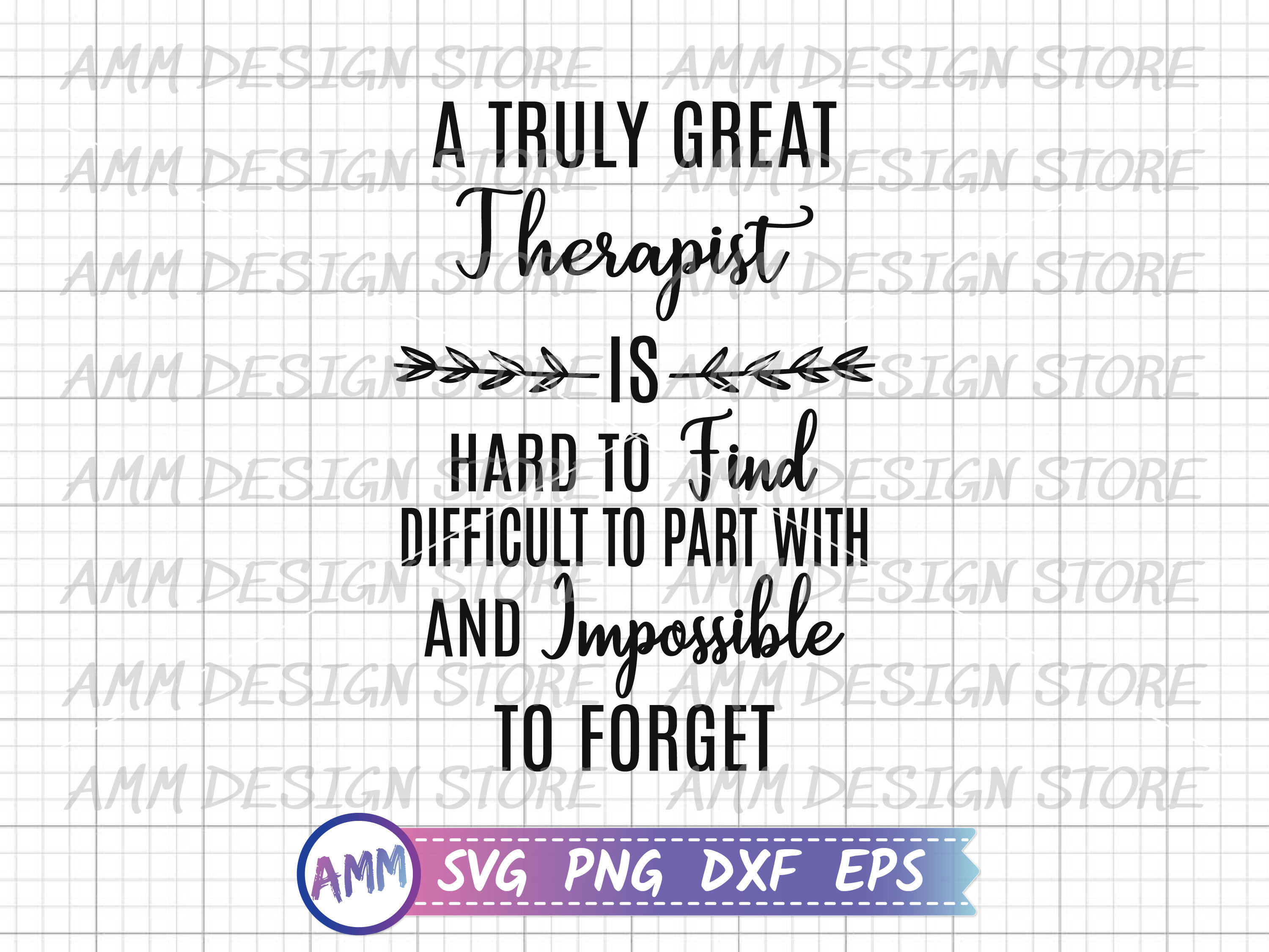 Therapist Svg OT Svg A Truly Great Therapist is Hard to Find - Etsy Ireland