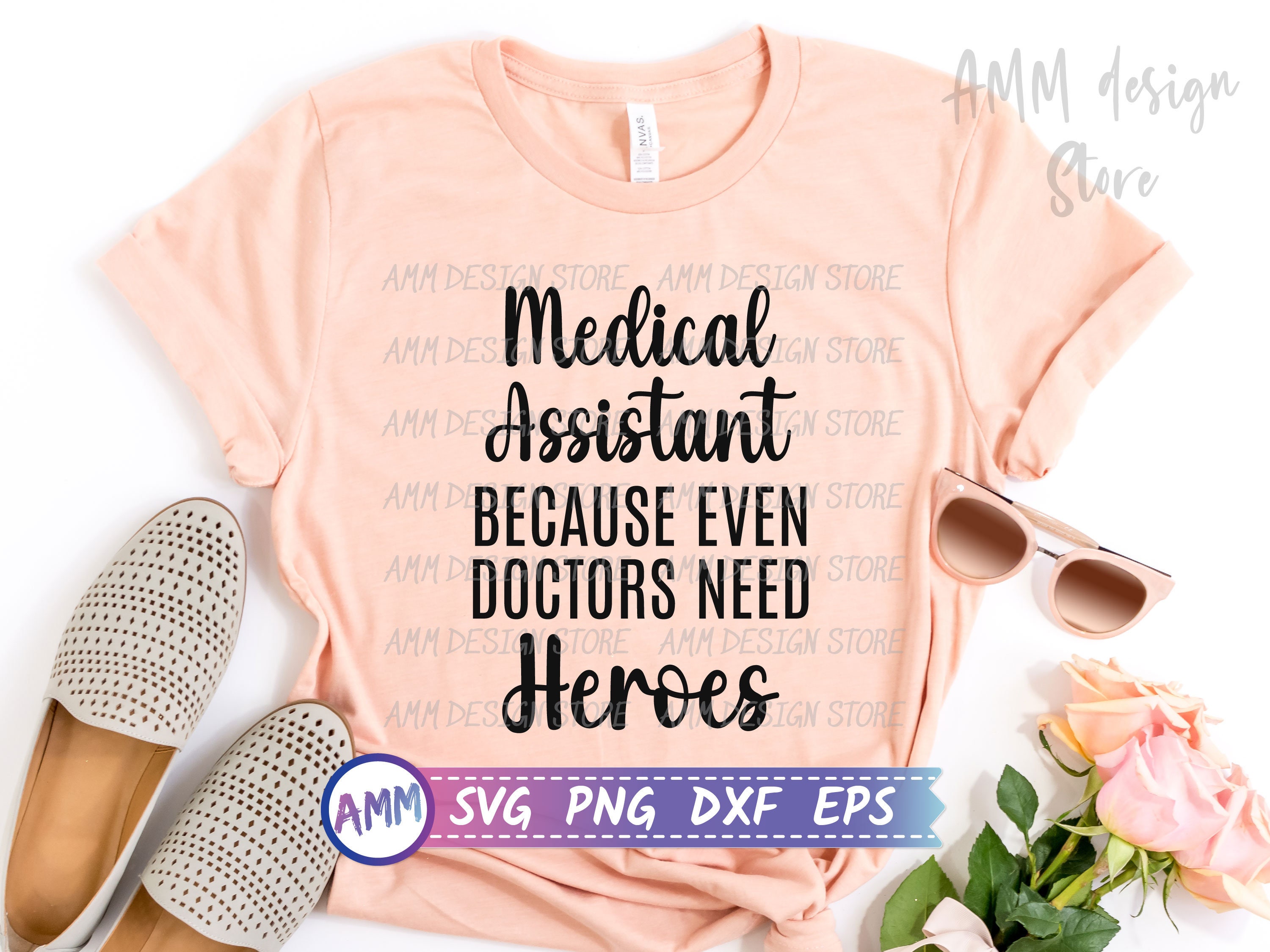 Medical Assistant Svg Bundle Svg MA Svg Medical Assistant | Etsy