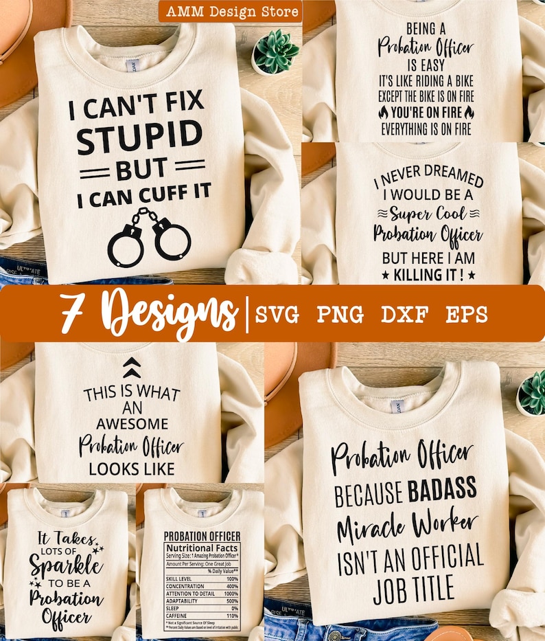 Probation Officer Bundle Svg, Probation Officer Svg, Probation ...