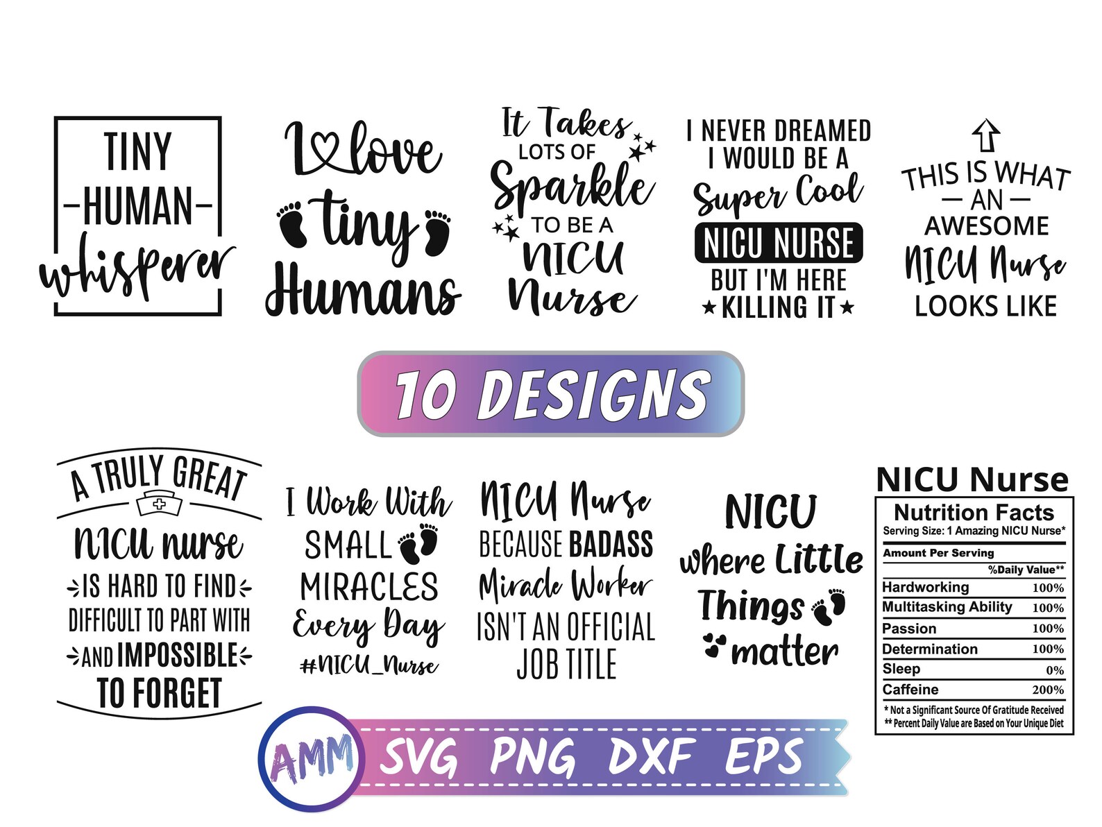 NICU Nurse Svg NICU Nurse Bundle Svg Neonatal Nurse NICU - Etsy
