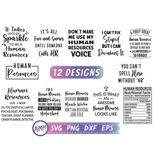Human Resources SVG, HR Svg, Bundle Svg, Human Resources Png, 12 Design ...