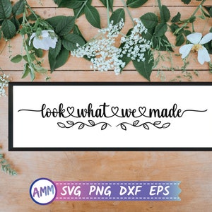 Look What I Made SVG Files, Look What We Made Svg, Kids Art Display ...