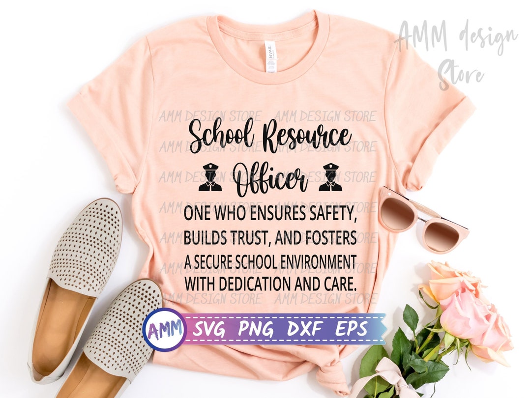 School Resource Officer Svg, SRO Svg, Definition School Resource ...
