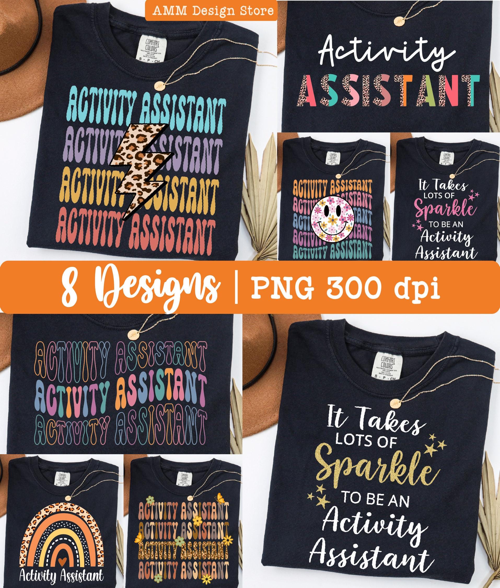 Activity Assistant Png, Bundle, Activity Assistant Shirt Png, Sparkle ...