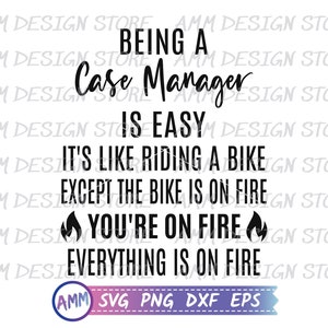 Case Manager SVG, Being A Case Manager is Easy SVG, Case Manager Png ...