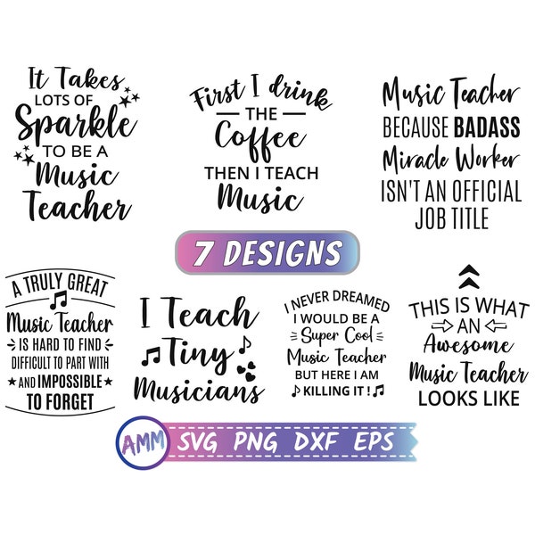 Music Teacher - Etsy