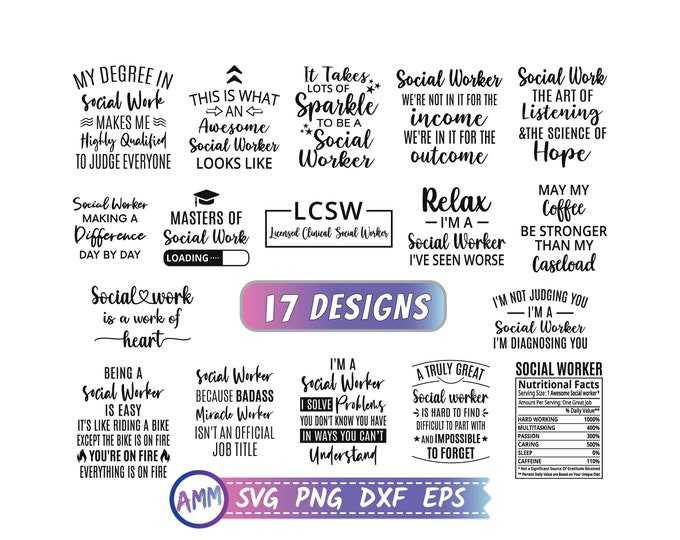 Social Worker Svg, Social Worker Bundle Svg, SW Bundle Svg, Social Work ...