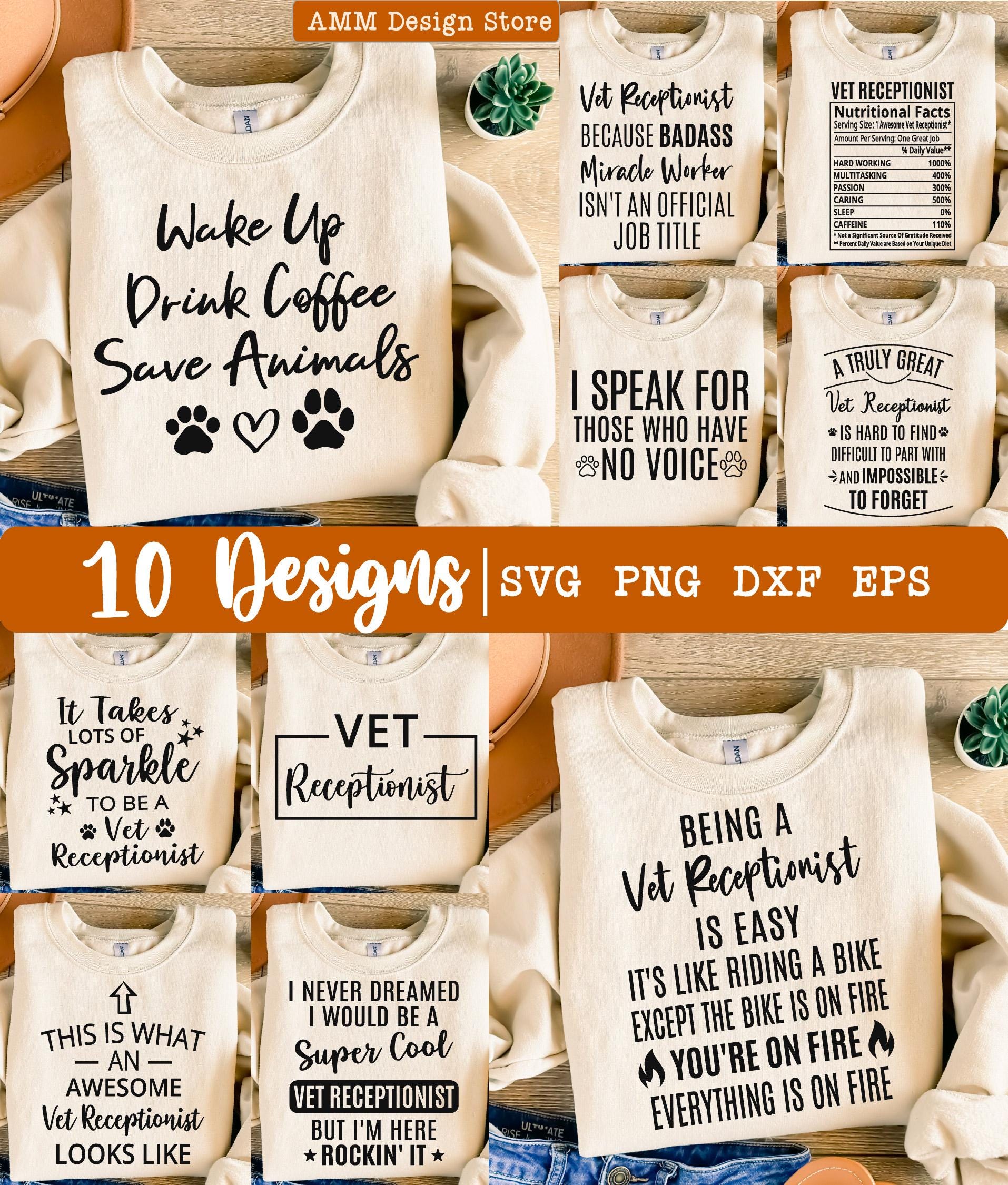 Vet Receptionist Svg, Bundle Svg, Veterinary Receptionist Svg, Vet ...